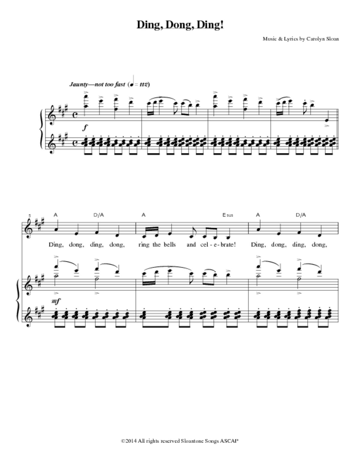 Ding, Dong, Ding! - Carolyn Sloan